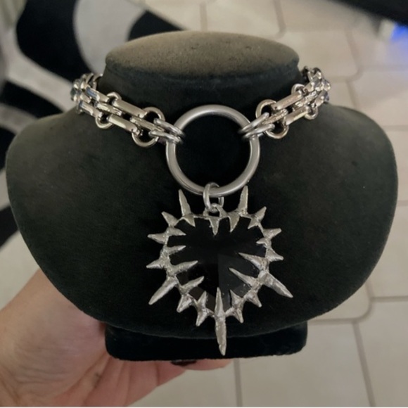 Silverskylight | Jewelry | Thick Black Onyx Stone Spike St Valentine ...